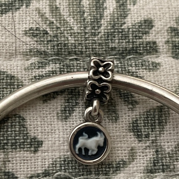 Pandora | Jewelry | Authentic Pandora Zodiac Taurus Cameo Dangle Charm ...